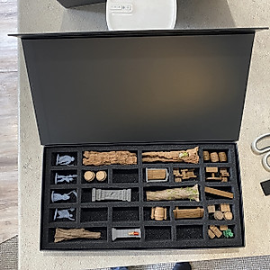 Extruded Gaming Tabletop Miniature Storage and Travel Case