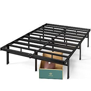 Zinus Justin 14 Inch Easy to Assemble Mattress Foundation, Steel Support, No Box Spring Needed, Full