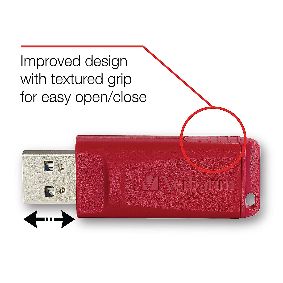 Verbatim 8GB Store 'n' Go USB Flash Drive - PC / Mac Compatible - 3pk, Red, Green, Blue - 98703