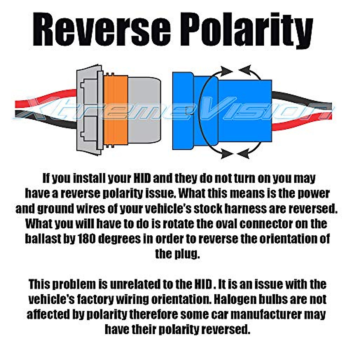 XtremeVision 55W AC Xenon HID Bundle with Slim AC Ballast (1 Pair) and H1 6000K - 6K Light Blue Xenon Bulb (1 Pair)