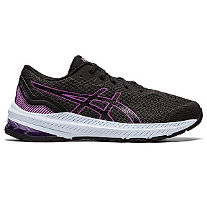 ASICS Kid's GT-1000 11 Grade School Running Shoes, 5.5, GRAPHITE GREY/ORCHID
