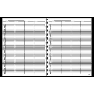 AT-A-GLANCE 8031005 Four-Person Group Undated Daily Appointment Book, 8 1/2 x 10 7/8, White