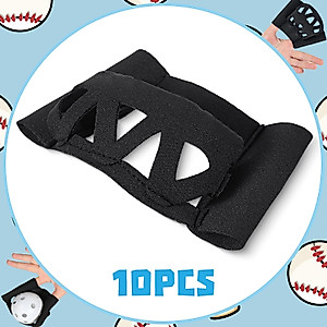 Zhengmy 10 Packs Baseball Training Glove Designed to Catch Golf Sized Practice Balls Catcher Aids Suitable for Field Drills Hand Eye Coordination Teaching Proper Placement