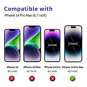 ACANDYA for iPhone 14 Pro Max Case Wallet Clear Protective Phone Case with Credit Card Holder Heavy Duty Protection Shockproof Anti-Scratch Anti-Yellow Cover for iPhone 14 Pro Max 6.7 inch Transparent