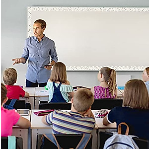 Teacher Created Resources Everyone is Welcome Dots Scalloped Border Trim (TCR7158)