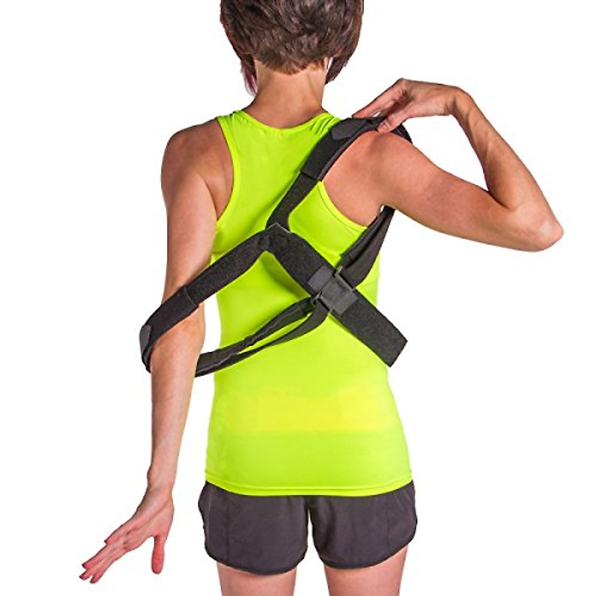 BraceAbility Posture Corrector Brace | Upper Back Straightener to Fix Hunched, Rounded or Stooped Shoulders, Forward Head and Neck Posture Improvement at Home or Work (Small)