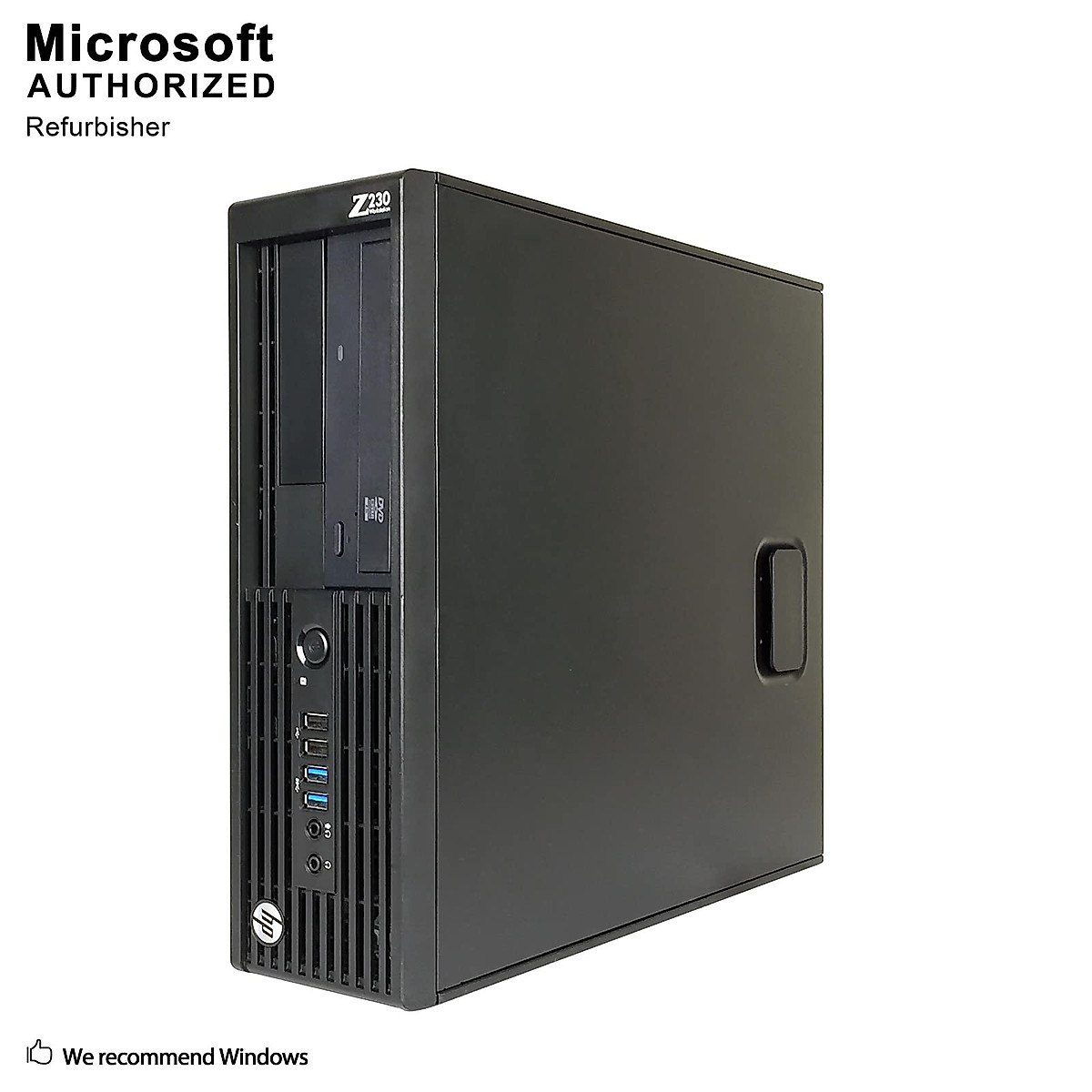 HP Z230 SFF Desktop Computer PC, Intel Quad Core i7-4790 up to 4.0GHz, 32G DDR3, 1T HDD, WiFi, BT, 4K Support, DP, Windows 10 Pro 64 Bit-Multi-Language Supports English/Spanish/French (Renewed)