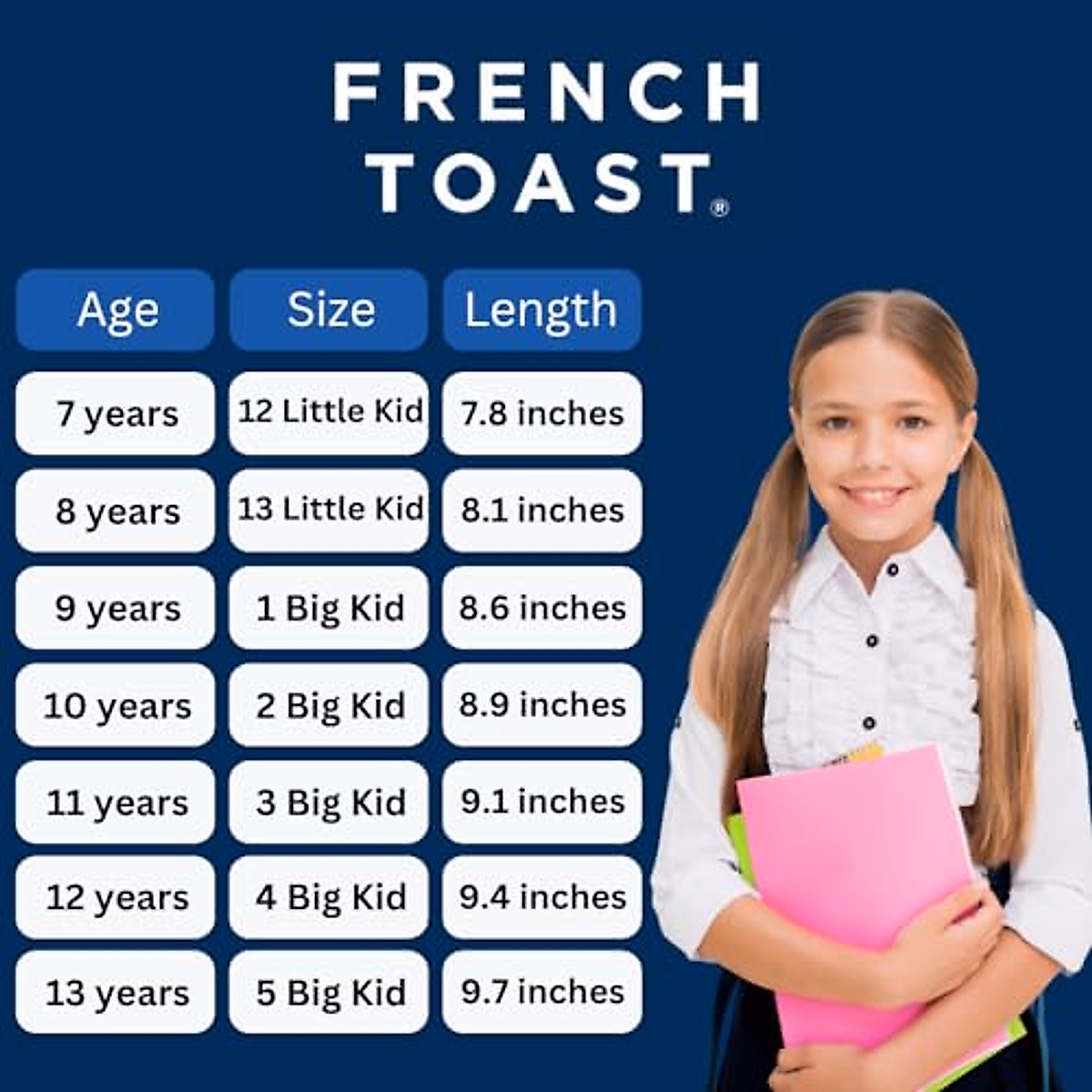 French Toast Girls Round Toe Ankle Strap Maryjane School Shoes - Mary Jane Chunky Platform Oxford Dress Shoe Pumps - Black Chain (Size 2 Big Kid)