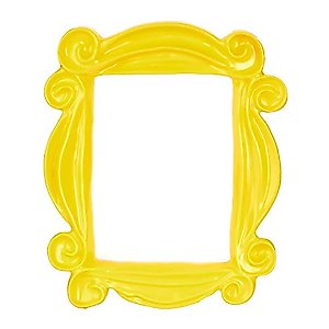 Friends 8.5 X 10.2 Large Yellow Peephole Frame from Monica's Apartment - Vintage Frame Friends TV Show Merchandise