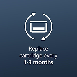 Philips Norelco Quick Clean Pod Cartridge, Lubricates Shaver and Eliminates Cut Hair, 2x 5.4 fl oz Cartridges (Up to 6m Supply), CC12/52