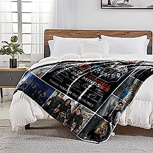 Throw Blanket Fleece Blanket Soft Comfortable Blanket Superfine Fiber Camping Sofa Home Throw for Adult Kids 50"x40"