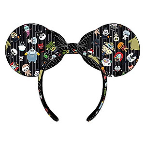 Loungefly Disney Nightmare Before Christmas Minnie Ears Faux Leather Headband