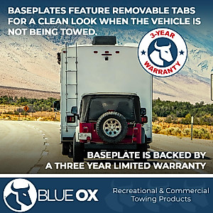 Blue Ox BX1126 Base Plate, Black