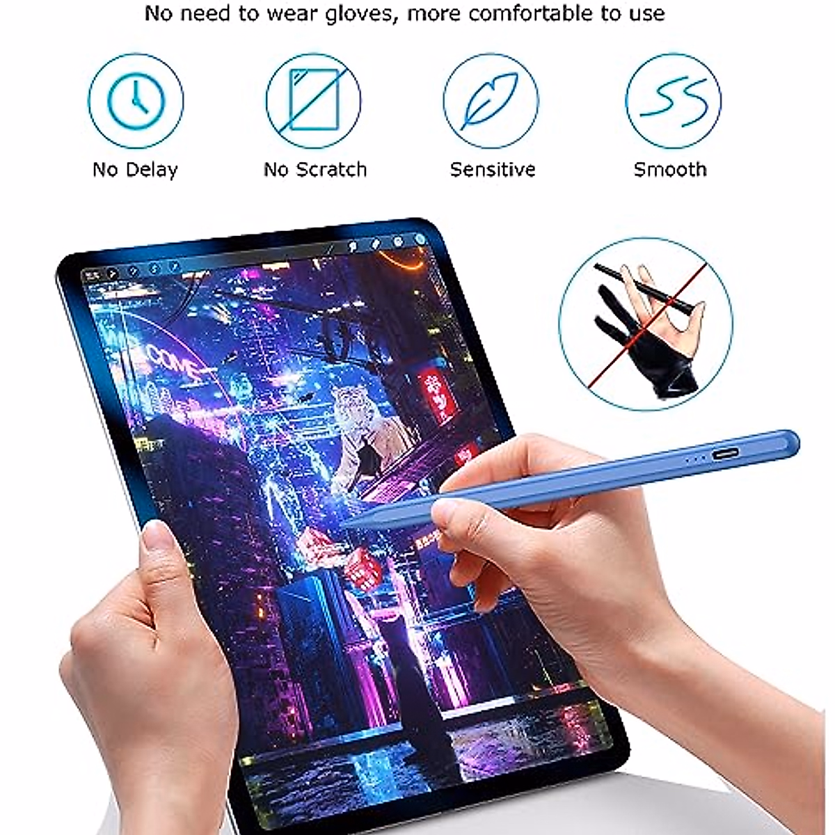 Stylus Pen for iPad 10/9th Gen,Stylus Pen Compatible with (2018-2022) Apple iPad Pro 11 & 12.9 inch,iPad Mini 6th/5th Gen, iPad Air 3/4/5,iPad 6/7/8th Gen for Writing/Drawing