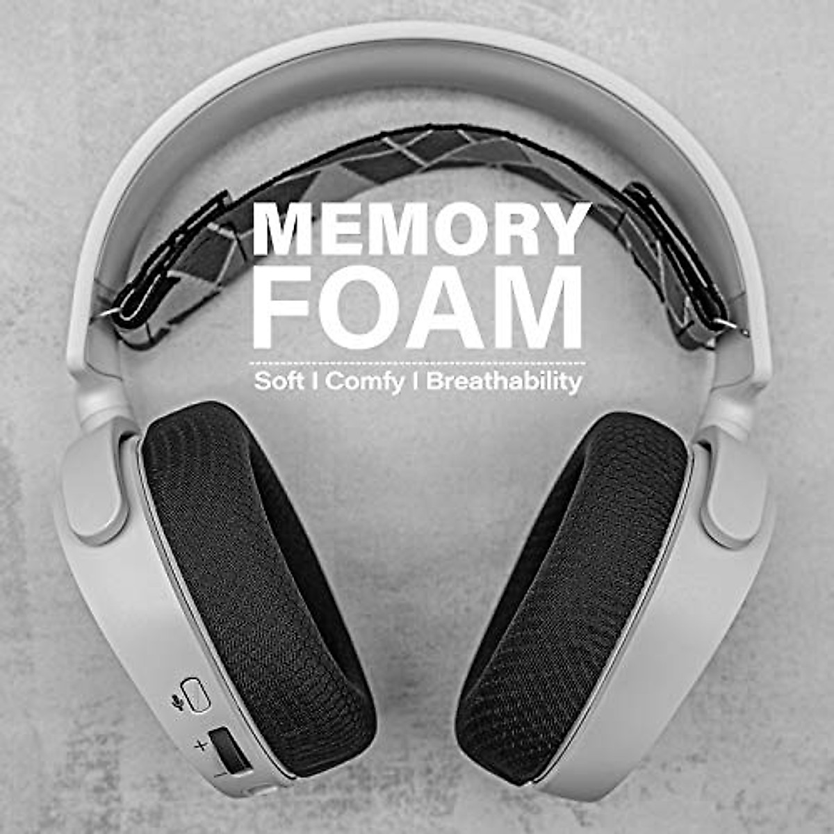 Arctis Ear Cushions - Compatible with Arctis 7/5/3, Arctis Pro, Arctis 9X Wireless Headphones I Memory Foam Earpads I Black