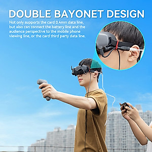 Fixer for DJI AVATA Goggles 2 Glasses Wire Fixing Parts Aluminum Alloy Anti-Falling Parts Accessories