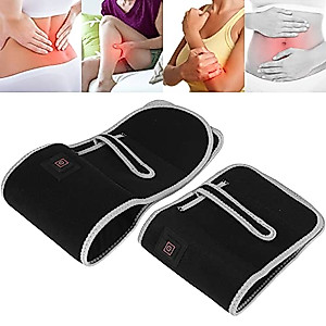 Lumbar Support Belt, Heating Pad Pain Relief, Portable Electric Fast Heating Belly Wrap Belt for Women and Girl, Portable Cordless Heating Pad