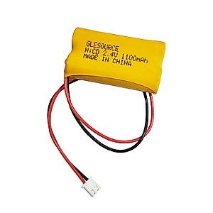 GLESOURCE 2.4V AA Exit Sign Battery Replacement for Exitronix 10010036 Lithonia 10010034 Interstate NIC1394 BEL-179 Exit Sign Emergency Light (2 Pack)