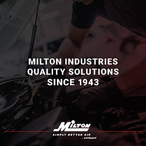 Milton 1108 1/2" Filter and Regulator Duo, Black