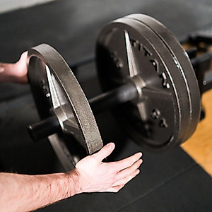 Titan Fitness Full Deadlift Barbell Jack Stand, 2000 LB Capacity, Elevated Lift for Easy Loading and Unloading Barbell Weight Plates, Weight Training, Deadlift Exercises, Powerlifting, Home Gym