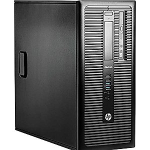 High Performance HP Elite Desktop Tower PC, Core i5-4570, 16GB Ram, 500GB Solid State SSD, HDMI, VGA, Display Port, Wireless WiFi, DVD, Win 10 Professional (Certified Refurbished)