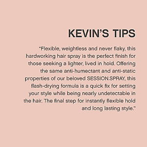 KEVIN.MURPHY SESSION.SPRAY FLEX - Flexible Finishing Hair Spray - For All Hair Types - Lightweight Hold - Humidity Resistant Hair Care - 337 mL / 11.4 fl oz
