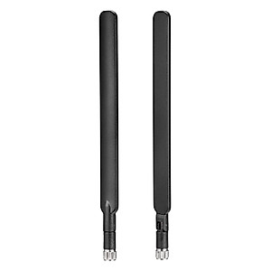 Bingfu SMA Male 4g LTE Antenna 6dBi (2-Pack) Compatible with Verizon AT&T T-Mobile Sprint 4G LTE Wireless Router CPE Hotspot IoT Gateway Modem Cellular Trail Camera