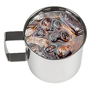 Lindy's metal drinking cup, 12 ounce, silver