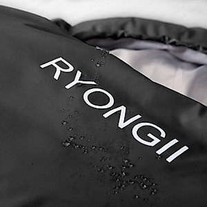 RYONGII Sleeping Bags 32℉ for Adults Teens - 4 Seasons Warm Cold Weather Portable Waterproof Kids Youth for Indoor & Outdoor, Camping, Backpacking and Outdoors Hiking(Dark Grey)
