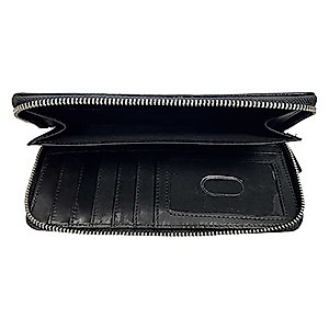 Harley-Davidson Women's Rockin' Roses Large Zip Wallet w/Detachable Wristlet