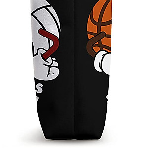 She Loves Me More Funny Softball Basketball Volleyball Tote Bag