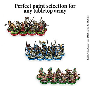 The Army Painter - Wargamers Complete Upgrade Miniature Paint Sets - Acrylic Model Paints for Plastic Models, 74 Warpaints - 57 Acrylic, 3 Metallic, 7 Effects Warpaints for Models,7 Quickshade Washes