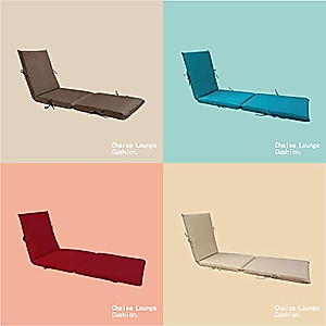 BOSSIMA Indoor Outdoor Lounge Chair Cushions Chaise Bench Seasonal Replacement Cushions Patio Furniture Cushions Coffee
