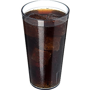 CFS Stackable Plastic Tumbler, 20 Ounce, Clear (Pack of 72)