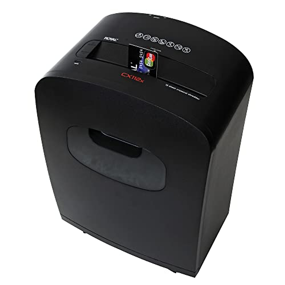 Royal 29186X CX112X 12-Sheet Crosscut Shredder.