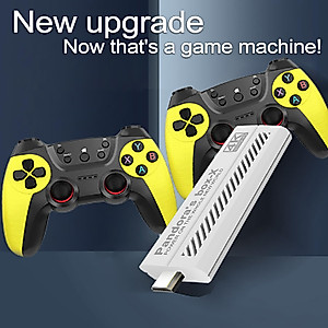 30000+ Games, Retro Game Console, Handheld Console, Plug and Play Video Game Stick, Retro Play Retro Game Stick 9 emulators, 4K HDMI Output, Premium Dual Competitive Level Dual Controllers