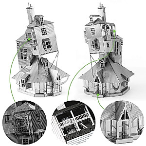 Fascinations Metal Earth Harry Potter The Burrow 3D Metal Model Kit