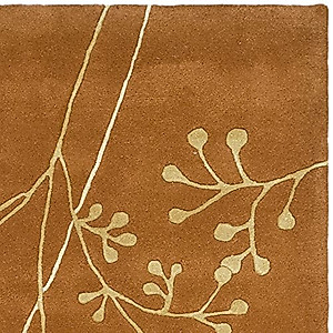 SAFAVIEH Soho Collection 2'6" x 8' Rust SOH305D Handmade Premium Wool Runner Rug