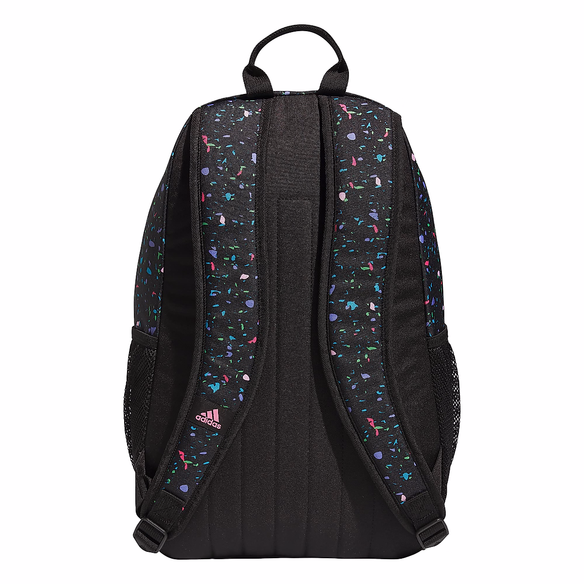 adidas Creator 2 Backpack, Speckle Black/Bliss Pink/Black, One Size