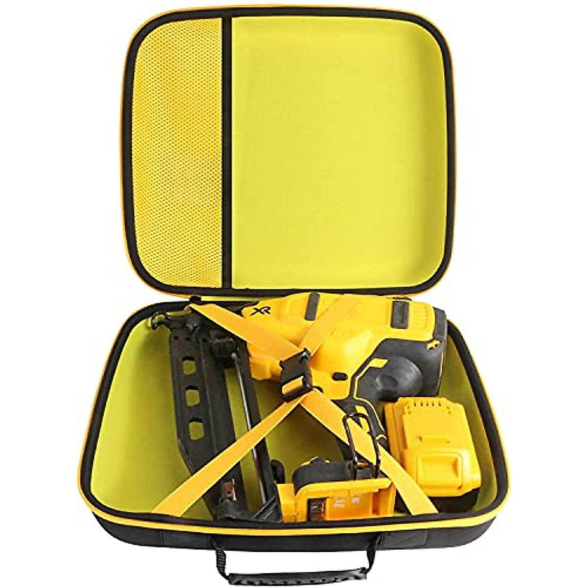 Khanka Hard Tool Case Replacement for DEWALT 20V MAX* Finish Nailer Angled 16GA (DCN660B), Case Only