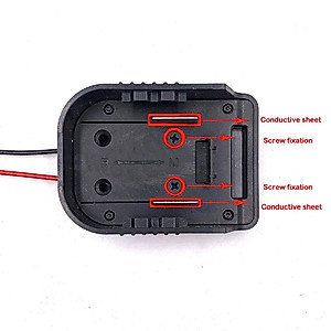 for Makita 18v/Bosch 18v Li-Ion Battery DIY Cable Connect Output Adapter Tool,Hardware Tools