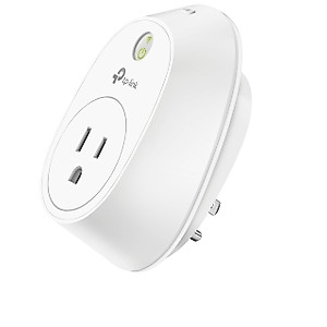 Kasa Smart WiFi Plug w/Energy Monitoring by TP-Link - Reliable WiFi Connection, No Hub Required, Works with Alexa Echo & Google Assistant (HS110),White