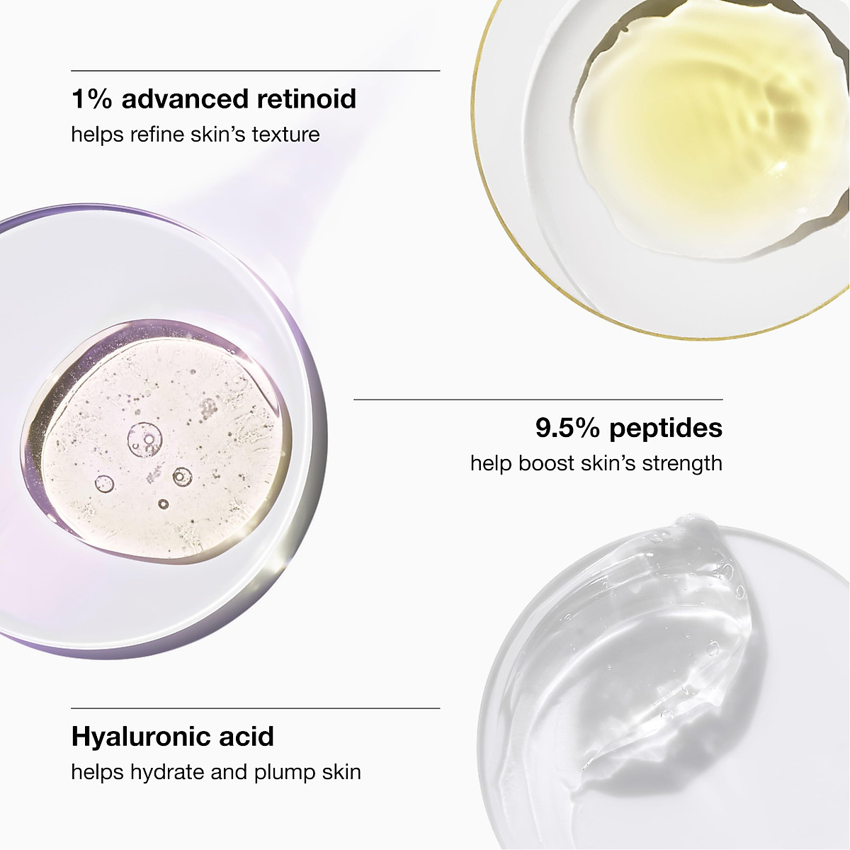 Clinique Smart Clinical Repair Wrinkle Correcting Face Serum With Hyaluronic Acid, Peptides + Advanced Retinoid Serum | Anti-Aging + Hydrating, 3.4 Fl Oz