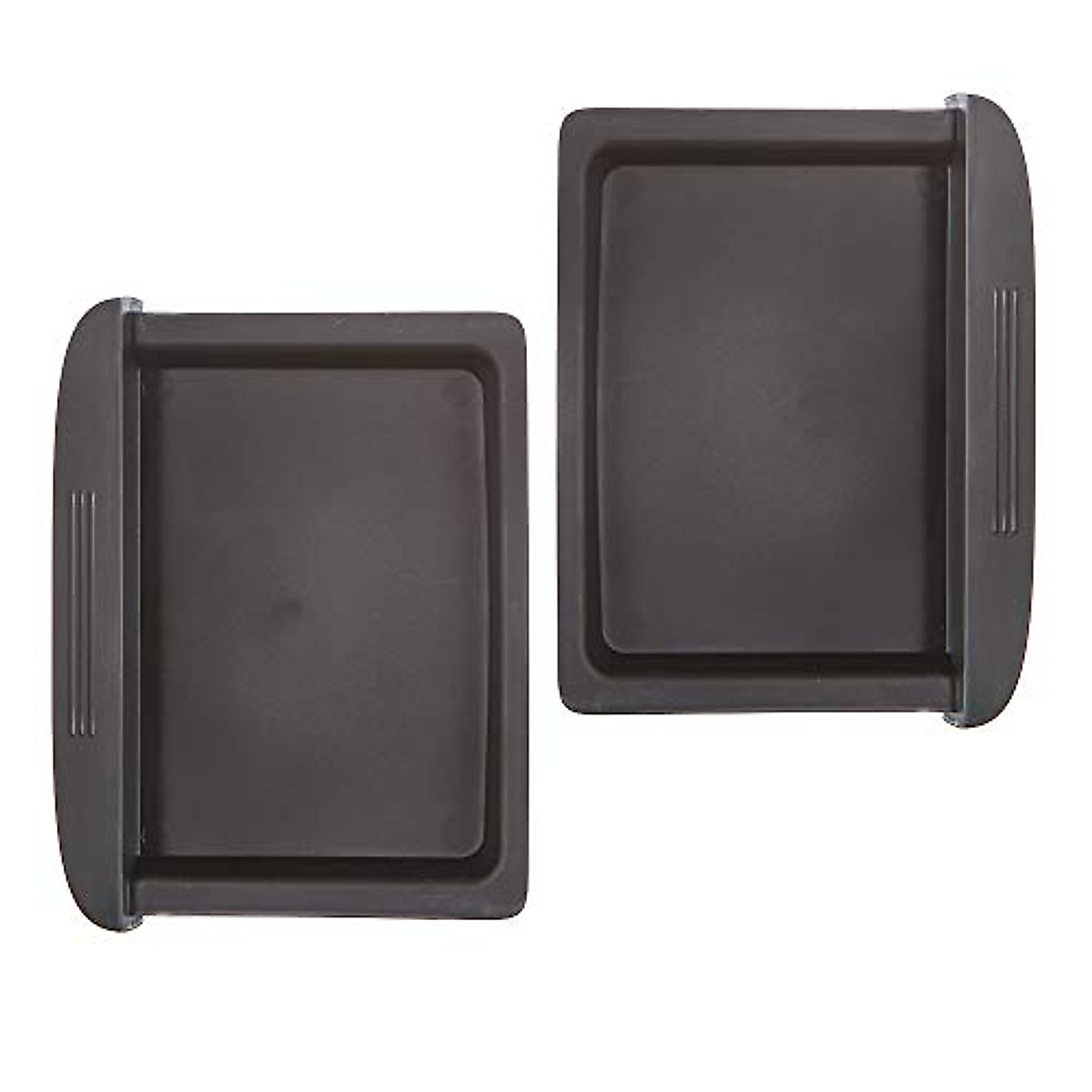 Glad Acacia Wood Cutting Board with Slide Out Trays | Catches Food and Waste | Solid Wooden Butcher Block with Removable Drawers | Kitchen Cooking Supplies, Brown, Black