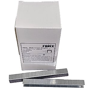 Steel Force 50/12 (5016C) 20 Gauge Staples 1/2 Inch Crown 1/2 Inch Length 5,000-Pack for Upholstery, Decoration, DIY, Furniture, Doors and Windows