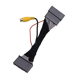 beler Rear View Camera Adapter Wire Harness Cable Video Connector Fit for Honda CRV Civic