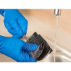 Vileda Glitzi Power INOX Steel Sponge for Stubborn Dirt, 2 Pieces