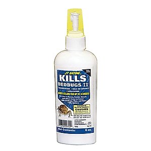 JT Eaton 207-W6Z Bed Bug Killer II Spray, Water-Based Insect Spray, Ready-to-Use 6 Ounces Travel-Size Spray Bottle