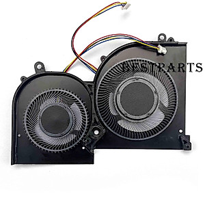 BestParts New CPU+GPU Cooling Fan Replacement for MSI GS65 Stealth Thin, MS-16Q2 P/N: 16Q2-CPU-CW, 16Q2-GPU-CW (Does not fit MS-16Q4 MS-16Q5) Pair Fans