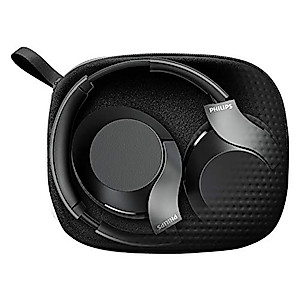 Philips Audio Performance TAPH805BK Bluetooth 5.0 Active Noise Cancelling Over-Ear Headphones with Google Assistant (Black) (Renewed)